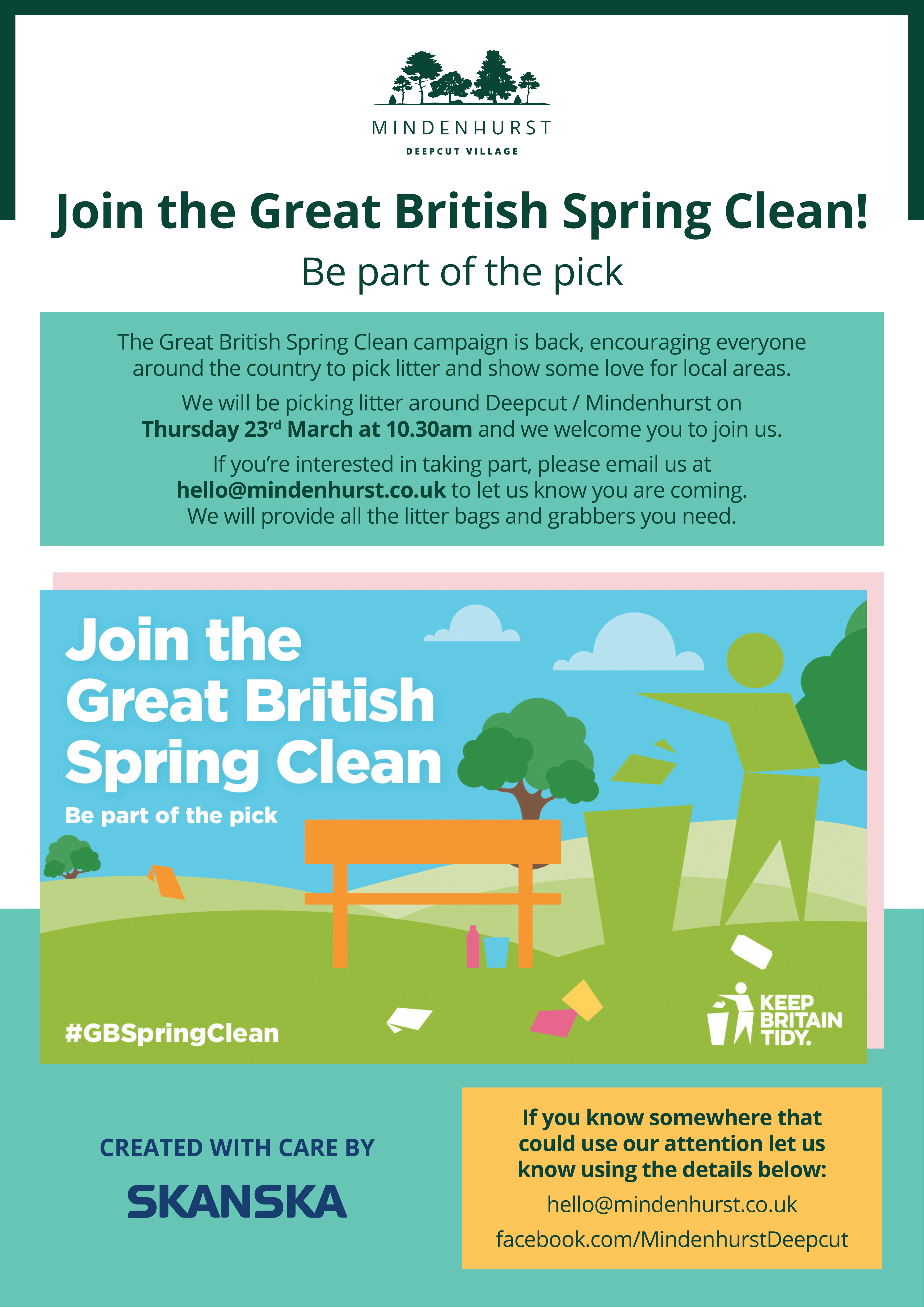 The Great British Spring Clean - Mindenhurst